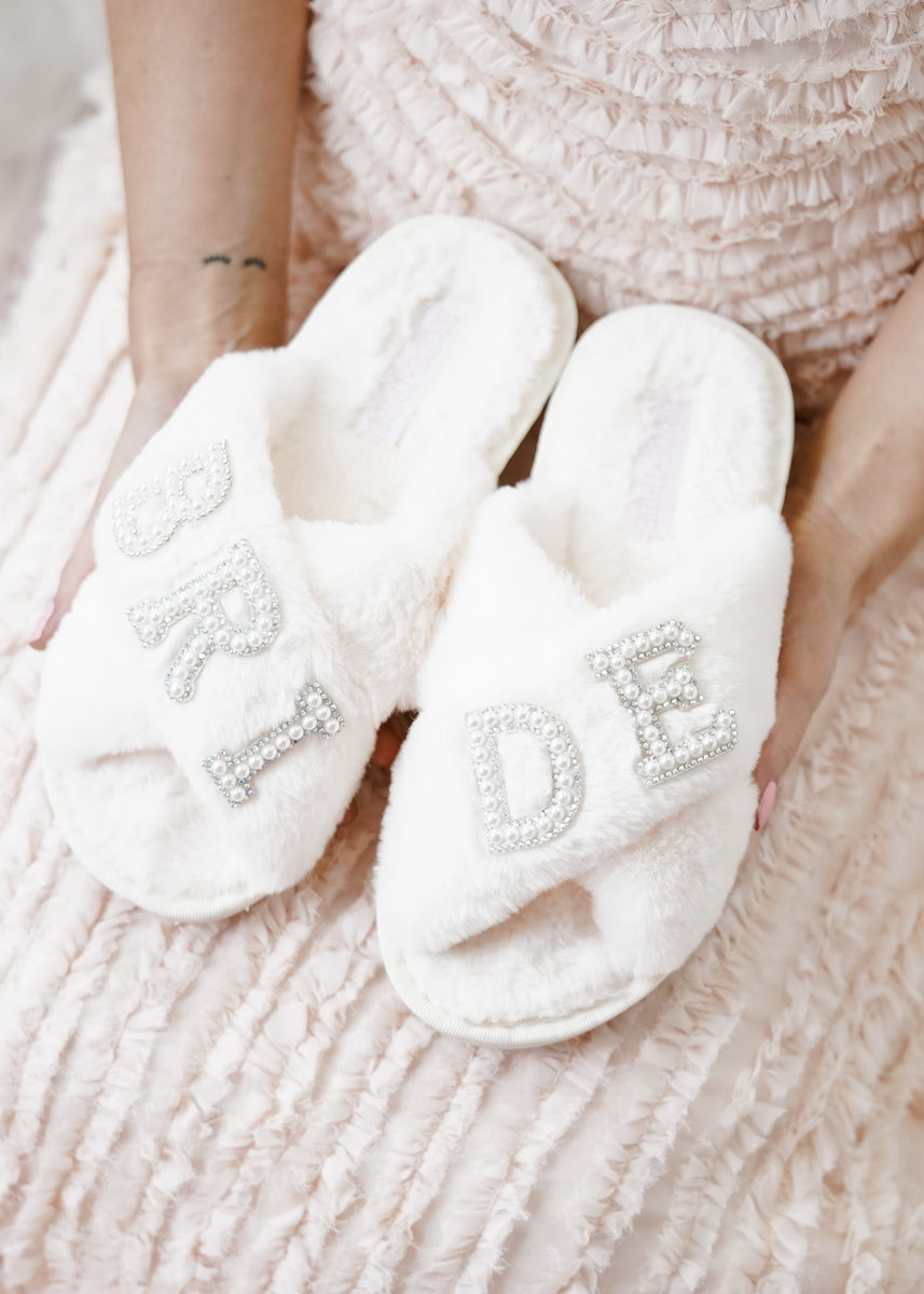 Pearl Bride Slippers – Bride Tribes