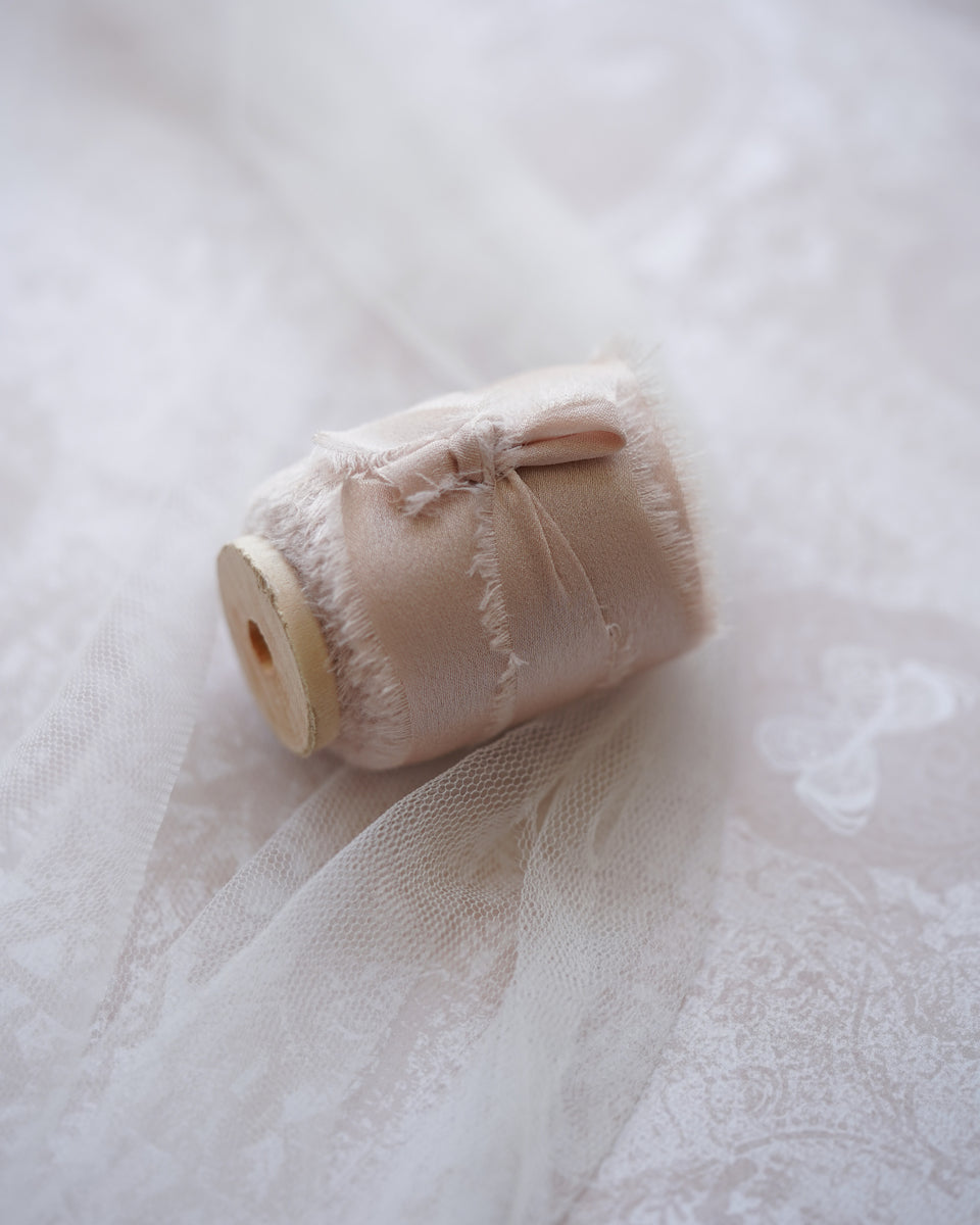 Blush silk ribbon| Blush bouquet ribbon| Blush wedding ribbon – Bride ...